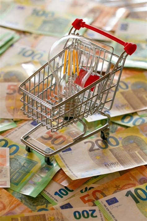 Electricity Cost Rising Electricity Prices In Europe Light Bulb In A