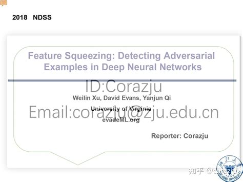 feature squeezing detecting adversarial examples in deep neural networks 论文理解 知乎