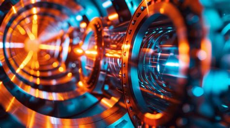 Premium Photo A Miniature Particle Accelerator Model Showcases The Incredible Speed And Energy