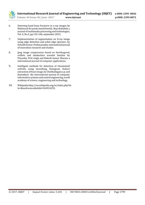 Automatic Detection Of Radius Of Bone Fracture Pdf