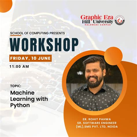 Graphic Era Hill University On Linkedin Workshop Python Withgehuhaldwani Machinelearning