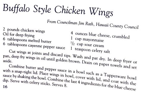 Buffalo Style Chicken Wings — Kau Kau Chronicles
