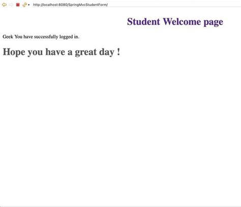 Spring Mvc Form Handling Geeksforgeeks