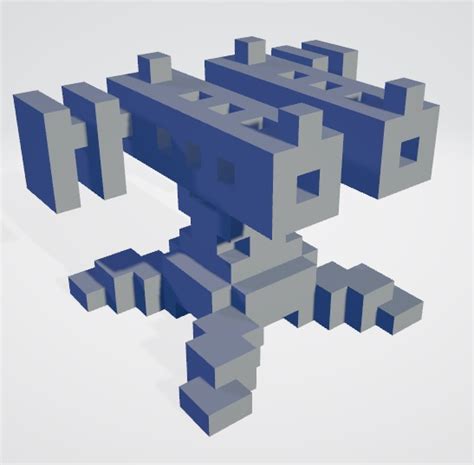 Voxel Turret Asset Set By Trockk