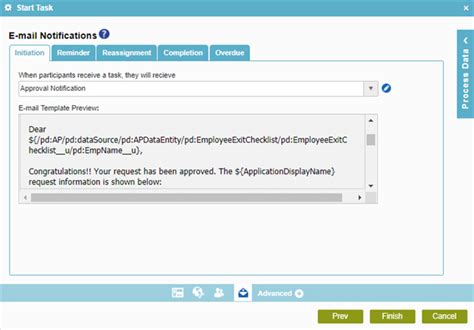 Configure E Mail Notifications For Any Activity
