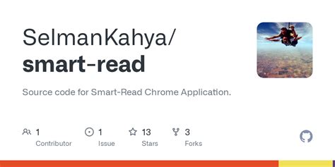 GitHub SelmanKahya Smart Read Source Code For Smart Read Chrome