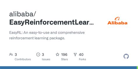 GitHub Alibaba EasyReinforcementLearning EasyRL An Easy To Use And Comprehensive