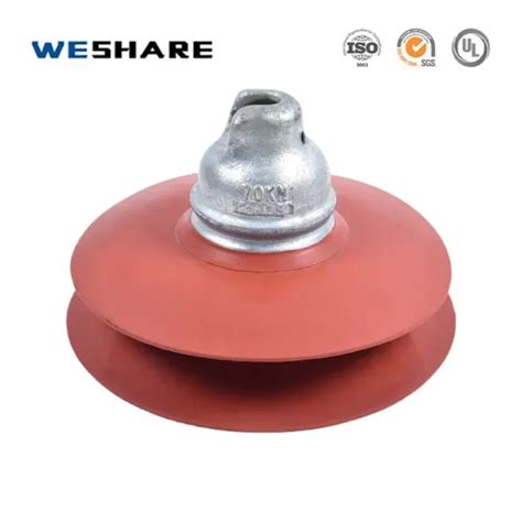Insulation High Voltage Polymeric Insulators Silicone Rubber Composite Suspension Insulator