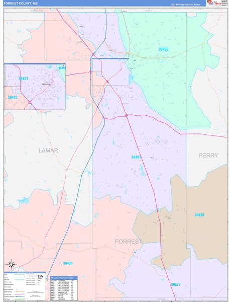 Maps Of Forrest County Mississippi