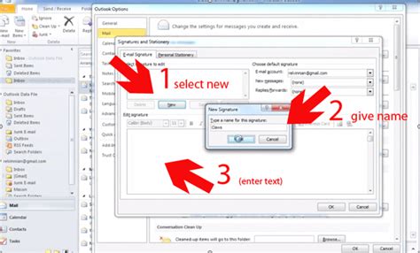 How To Add Html Signature In Outlook 2010 Michael G Stults