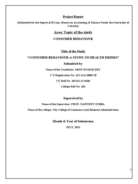 Apu Project Pdf Behavior Sampling Statistics