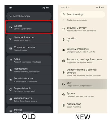 Android Brings A Dash Of Personalization To Your Google Settings Blog Creative Collaboration
