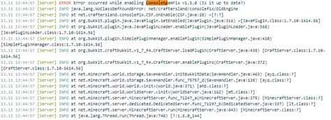 Spigot Console Spam Fix Page SpigotMC High Performance Minecraft