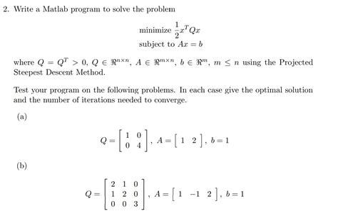 Solved The Following Equations Can Be Used For Projected Gradient Course Hero