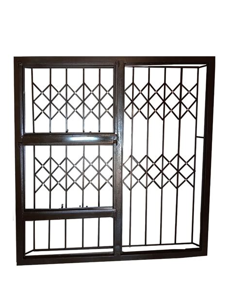 Window With Burglar Top Hung W1500 X 1500mm Bronze Leroy Merlin South