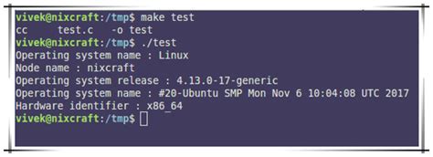 How To See Output Of C Program In Linux Or Unix Nixcraft
