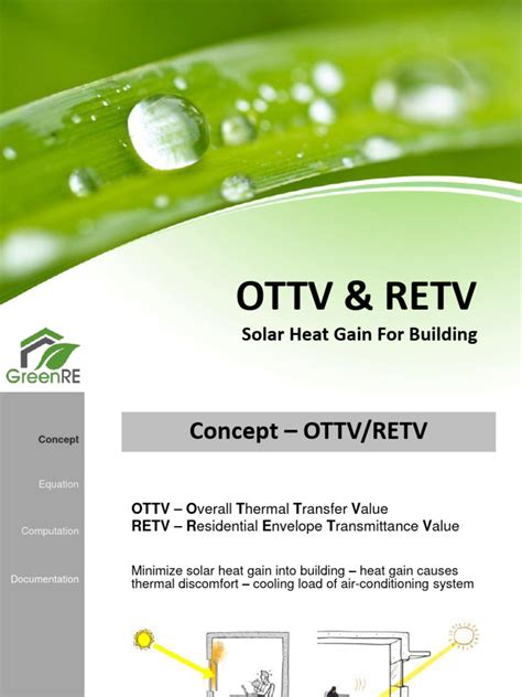 08 Ottv And Retv Pdf Window Sustainable Building