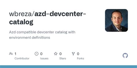github wbreza azd devcenter catalog azd compatible devcenter catalog