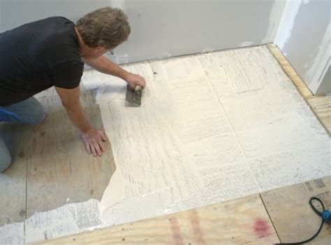 Tiling Over Plywood Subfloors