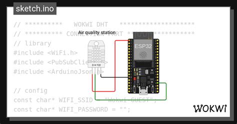 Esp32 Temphumid Airqualitystation Wokwi Esp32 Stm32 Arduino Simulator