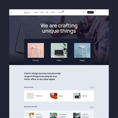 Packs UI Kit Library Webflow CMS Website Template