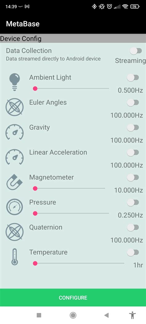 Accelerometer And Gyroscope Not Accessible In Metabase — Mbientlab