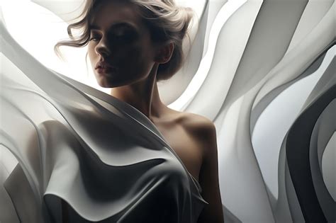 Premium Photo An Abstract Contour Background With A Monochromatic Color Scheme Emphasizing The