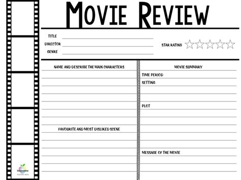 Write Your Own Film Review With These Templates Templatesz234