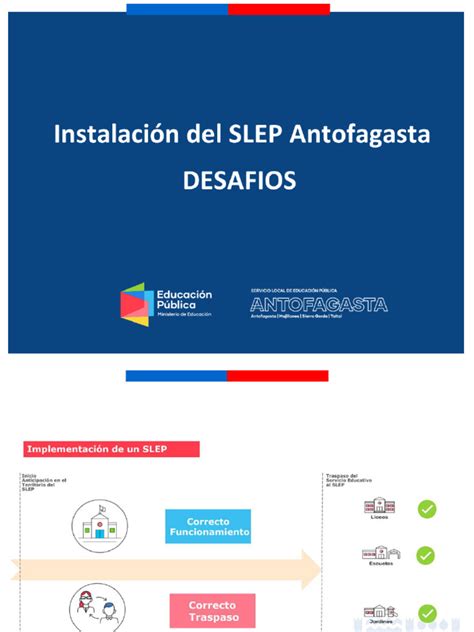 Instalacion Slep Antofagasta Desafios Pdf