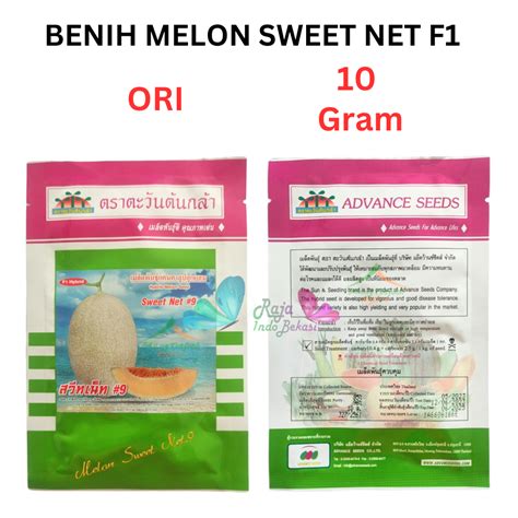 Jual Ori Bijih Benih Melon Sweet Net 9 Isi 10 Gram Bibit Melon Premium Kemasan 20 Gram Shopee