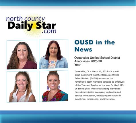Celebrating Ousds Employees Of The Year Laurel News Details