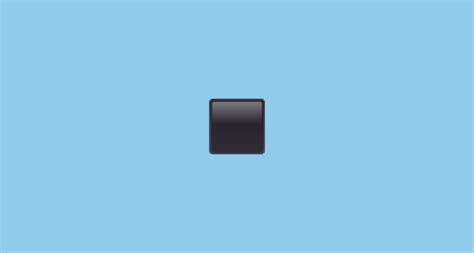 ️ Black Medium Square Emoji On Whatsapp 219244