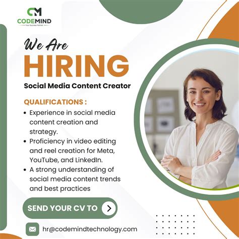 Codemind Technology Pvt Ltd On Linkedin Hiring Socialmedia Contentcreator Videoediting