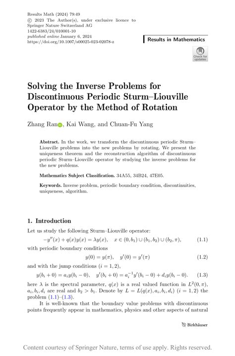 Solving The Inverse Problems For Discontinuous Periodic Sturmliouville