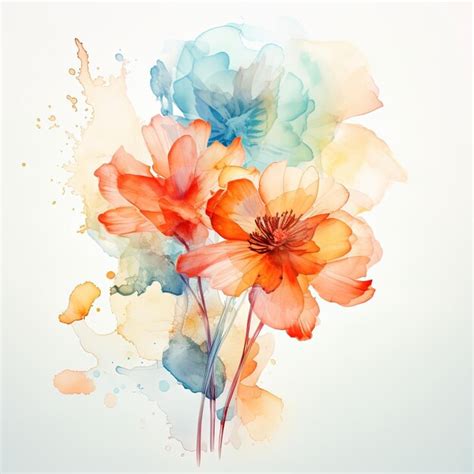 Premium Ai Image Abstract Double Exposure Flower
