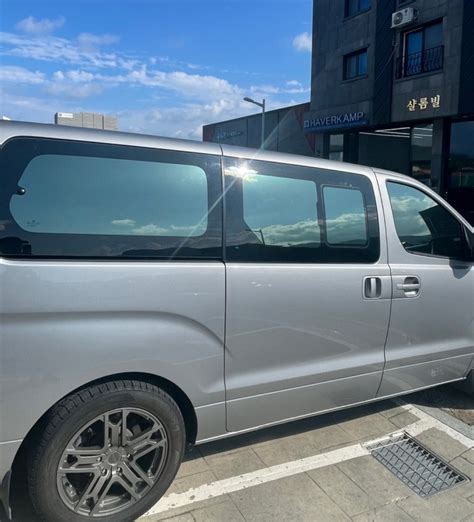 대전 썬팅 재시공 글라스틴트 선셋 스타렉스 은색 차량도 잘 어울려 네이버 블로그