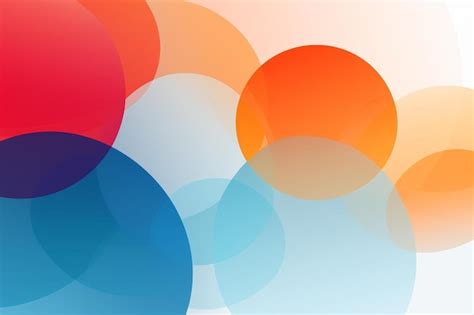 Premium Ai Image Vector Abstract Background Overlapping Circles Eps Concept For Your Design