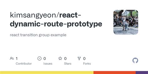 Github Kimsangyeon React Dynamic Route Prototype React Transition Group Example