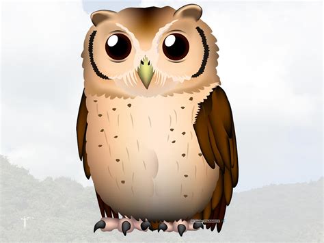 インドオオコノハズクイラスト無料画あり二次使用OK あとりえポルカドッツ