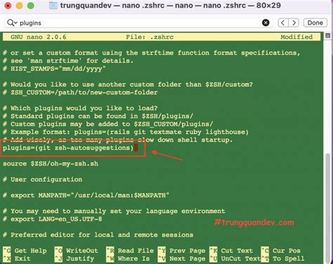 Cài đặt Iterm2 Oh My Zsh Zsh Autosuggestions Zsh Syntax Highlighting