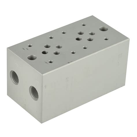 Aluminum CNC Process Central Manifold Block Manifold Bolock And Power