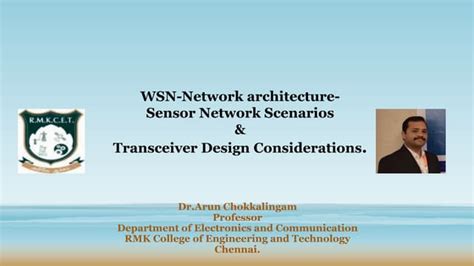 Wsn Network Architecture Sensor Network Scenarios And Transceiver Design Considerations Pptx
