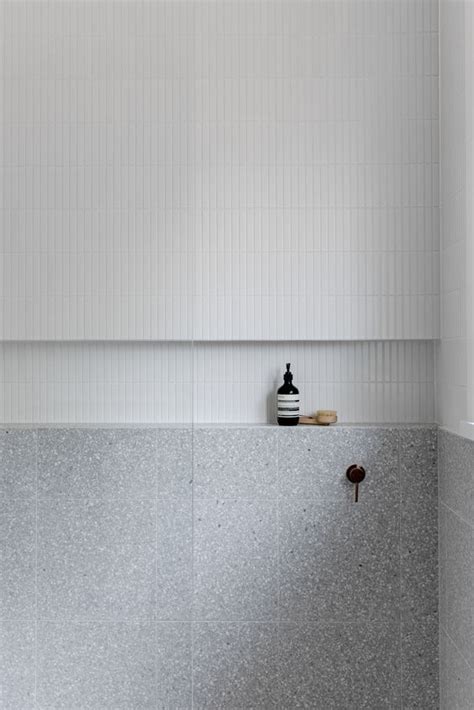 Bathroom Renovating Using Large Bathroom Tiles In A Shower — Zephyr