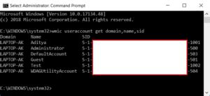 Find Security Identifier SID Of User In Windows TechCult