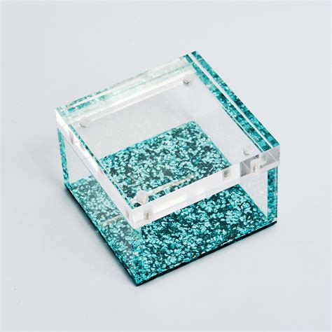 Picture Box Small Love Lucite