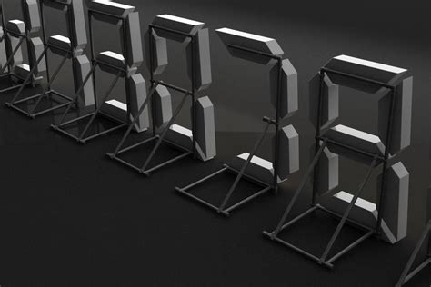 네온 편지 3d 모델 129 Obj Fbx Max Free3d