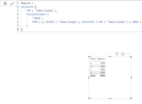 Solved Dax To Filter Table Based On Topn Aggregation Microsoft