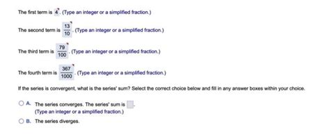Solved Write Out The First Few Terms Of The Series