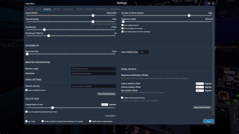 low cpu gpu usage optimising my settings xp11 rendering options