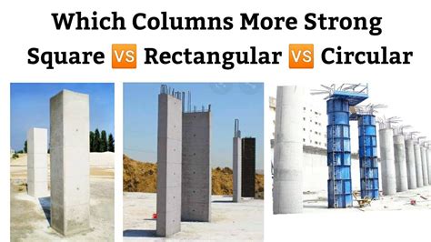 Which Columns More Strong Square Vs Rectangular Vs Circular Civil Engineer Youtube
